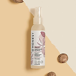 The Honest Company Conditioning Hair Detangler | Leave-in Conditioner + Fortifying Spray | Tear-free, Cruelty-Free, Hypoallergenic | Almond Nourishing, 4 fl oz