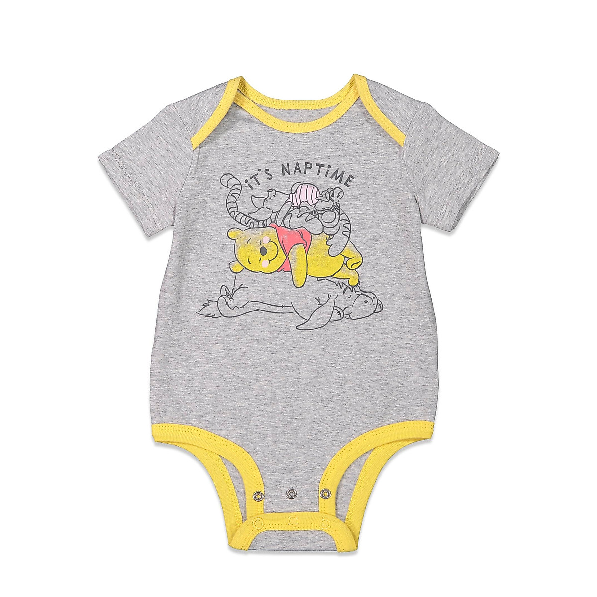 Disney Winnie the Pooh Newborn Baby Boys 3 Pack Bodysuits 0-3 Months