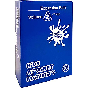 Kids Against Maturity Expansion Pack #2, Card Game for Kids and Families, Super Fun Hilarious for Family Party Game Night (Core Game Sold Separately)