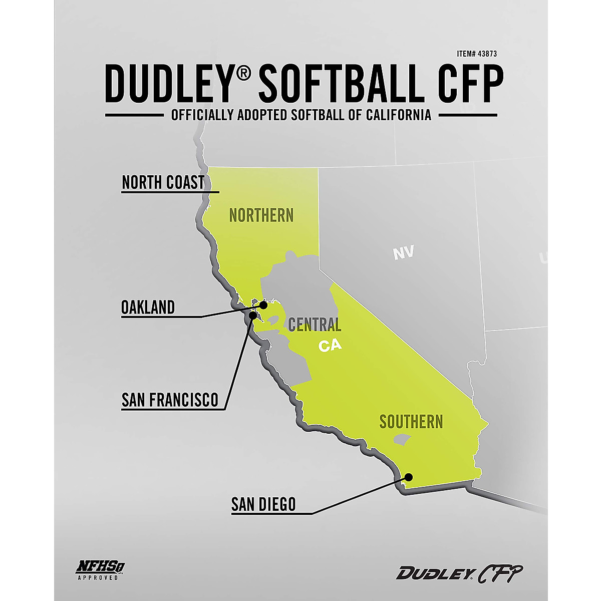 Dudley 12" CFP Leather Fastpitch Softball-12 Pack
