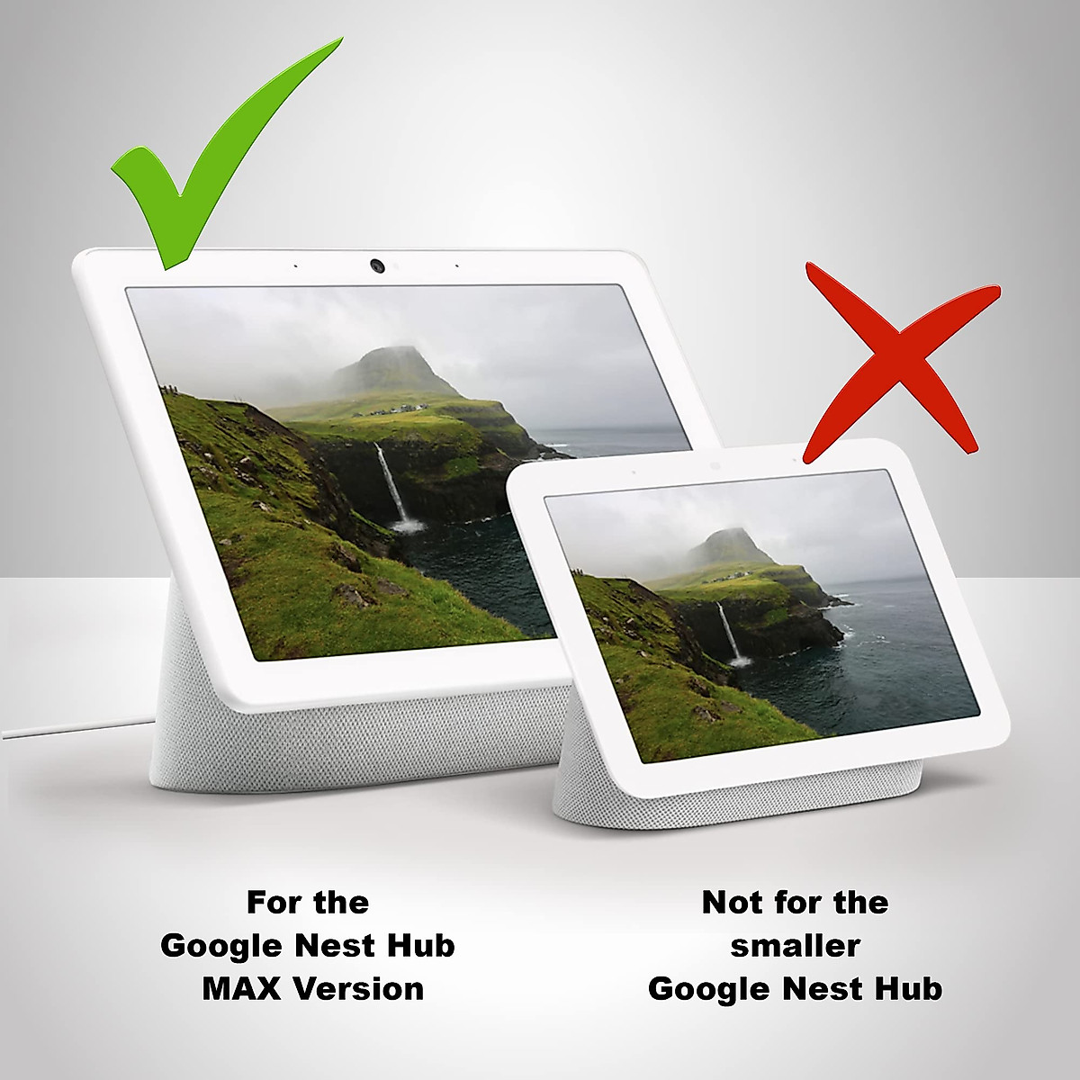 Vebner Power Adapter Compatible with Google Nest Hub MAX and Google Nest Audio - (10 Foot)