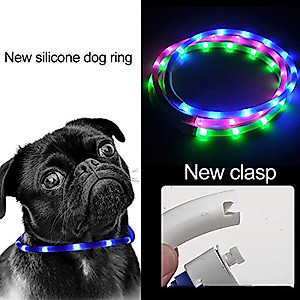 2023 The Newest Light Up Dog Collar, 1PC LED Dog Collar Lights for Night Time, Dog Lights for Night Walking