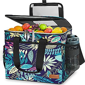 Extra Large Collapsible Soft Cooler Bag,50 Cans Insulated Lunch Bag,Beach Cooler, Ice Chest, Portable Travel Cooler for Work Camping Sports Picnic