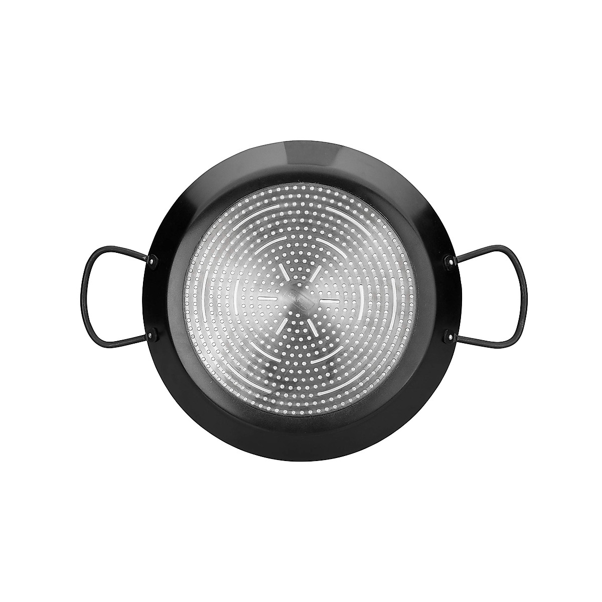 IBILI Non-Stick Cast Aluminum Paella Pan Skillet Suitable for All Cooking Methods Induction Great for Camping and Outdoor Cooking, Made in Spain (16.5 Inches)