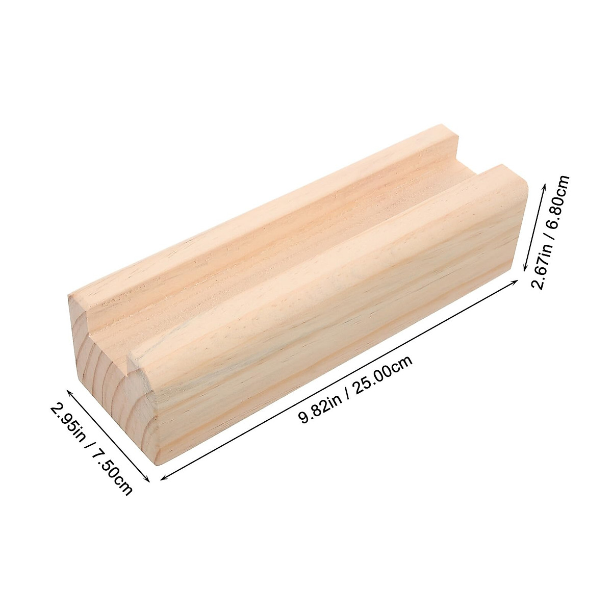 Uonlytech Artwork Holder Wood Full Length Mirror Stand Full Length Mirror Holder Rack Artwork Display Support Wood Display Stand Display Rack Artwork Rack Stands for Display Wooden Art Mount