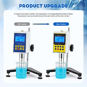 CGOLDENWALL NDJ-5S Rotary Visometer Digital Rotational Viscosity Meter Lab Viscometers 110-240V 10-100,000mPa.s Accuracy:±3.0% (Old or New Panel)