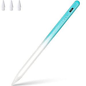 Stylus Pen for ipad, Active Pencil with Quick Charge, Palm Rejection Tilt Sensor, Magnetic Apple Pen Compatible with 2018-2022 iPad Pro 11"/12.9",iPad 10/9/8/7/6,iPad Mini 5/6,iPad Air3/4/5- Blue