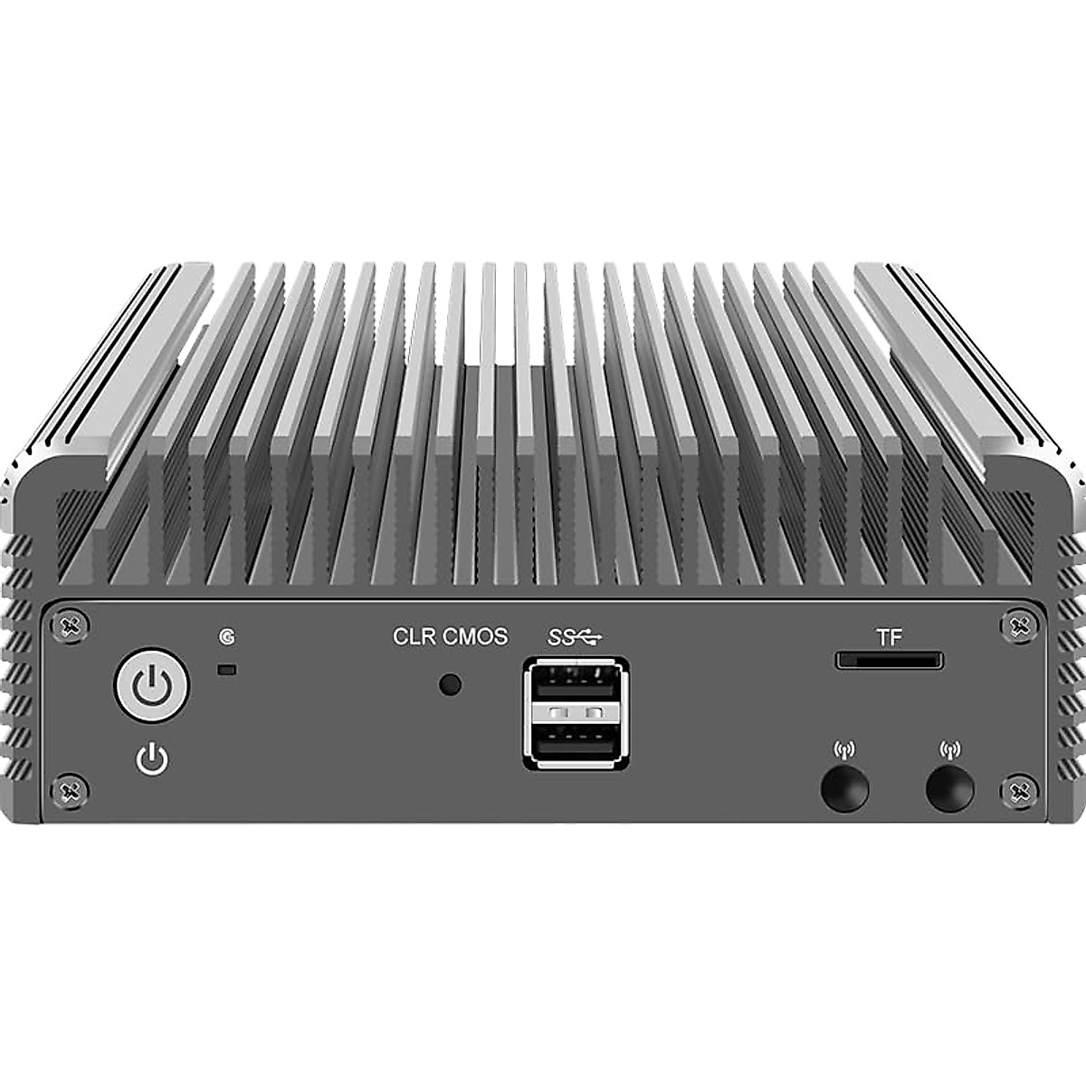 CWWK Mini PC Intel N Series 4-core N100 Fanless Mini Host Soft Route. (Barebone)