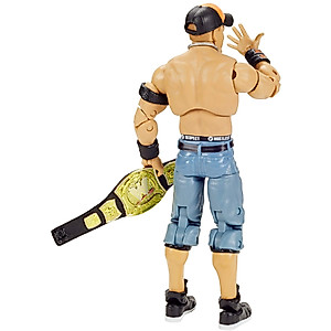 WWE John Cena Ultimate Edition Wave 5 Multiple-Pose 6-inch Action Figure, for 8 years and up, with Entrance Gear, Extra Heads & Swappable Hands