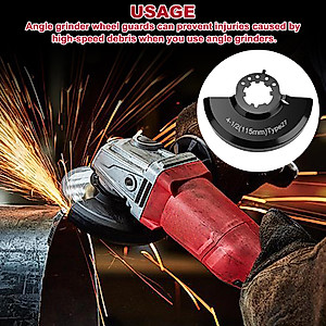 Angle Grinder Wheel Guard 43-54-0155 Fits for Milwaukee 6130-33 Small Angle Grinder 4-1/2" T27