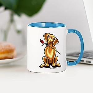 CafePress Red Dachshund Lover Mug Ceramic Coffee Mug, Tea Cup 11 oz