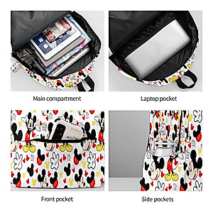 Raoirlw Computer Backpack Cartoon 17 Inch Laptop Backpack Travel Backpack