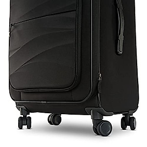 American Tourister 24-inch Spinner, Jet Black, 24-Inch Spinner