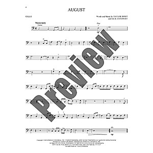 Taylor Swift - Selections from Folklore & Evermore: Cello Play-Along Book with Online Audio (Hal Leonard Instrumental Play-along)
