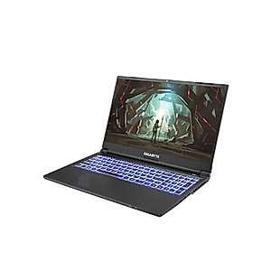 GIGABYTE G5 MF: 15.6" FHD 1920x1080 144Hz, NVIDIA GeForce RTX 4050 Laptop GPU, Intel Core i5-12450H, 16GB DDR4 RAM, 512G SSD, Win11 Home (G5 MF-F2US313SH),Black