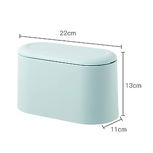 MFCHY Small Trash Can Mini Desktop Litter Trash Table Top Trash Can for Desk Trash Can Sundries Barrel Box