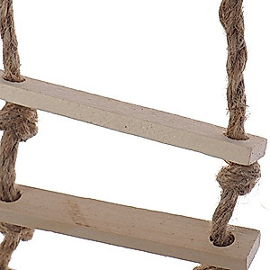 Natural Coconut Hideaway Birds Toys Decorative Bird Nest Cage House with Ladder