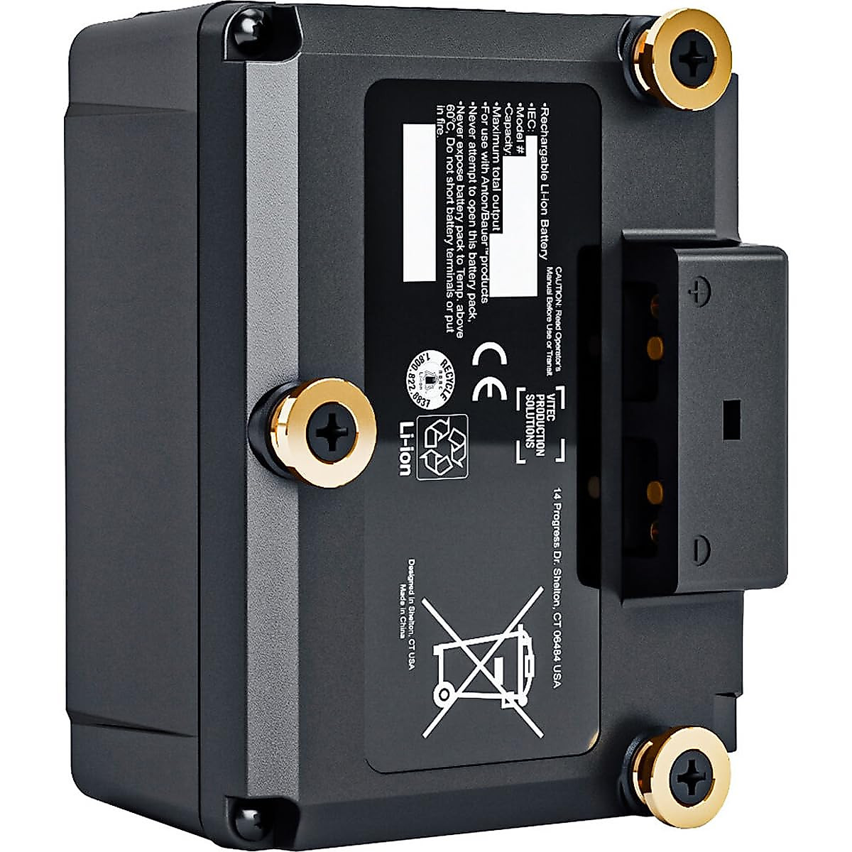 Anton Bauer 2X Titon Micro 90 14.4V 98Wh Gold Mount Batteries, Bundle GM2 Dual Charger