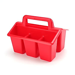 6pcs Storage Caddy, Shower/Bath Caddy with 4 compartment for Shampoo,Combs,Brushes,Samll Toys,Classroom Caddies for Teachers and Daycare Supplies for pens, markers and small craft tools