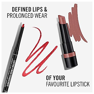 Rimmel Lasting Finish Exaggerate Automatic Lip Liner - Rich, Smooth Formula for Long Lasting Lip Looks - 024 Red Diva, .01oz