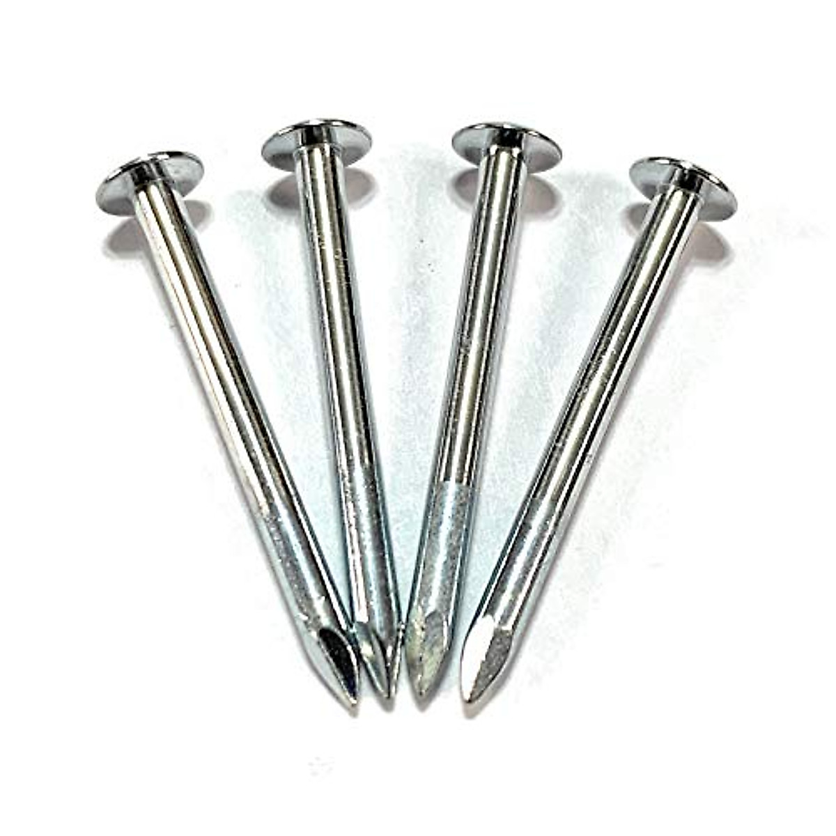 Pinewood Car BSA Speed Axles | Polished and Bent | Ready for Rail Riding | Regular Axle Head | Derby Car Polished & Ready for Graphite