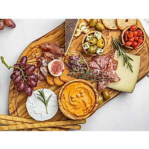 SOLTAKO 4 mini dip bowls set of olive wood - tapas bowls set - small Mediterranean bowl for olives & BBQ sauces - dip bowl for - Ø 6 c