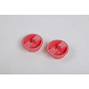 SZDEDA ABS Car Top Roof Knob Button Cover Decorative Trim Fit for Jeep Wrangler JK 2007-2017 Interior Car Accessories (Pink)