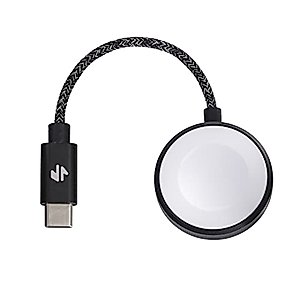 Ampere USB-C Watch Charger - USB C Travel Cable Compatible with Apple Watch Series Ultra/9/8/7/6/5/4/3/2/1/SE (Black)