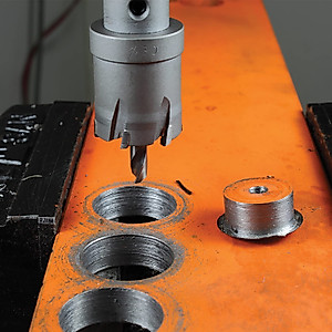 CS Unitec 2-Series Professional-Grade Tungsten Carbide-Tipped Hole-Saw for Metal 1-1/16" (2-1-134)