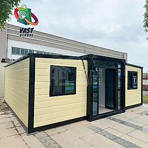 Luxury Tiny Prefabricated House with Bathroom and Kitchen, Waterproof Mobile House, A Versatile and Convenient House (40FT)