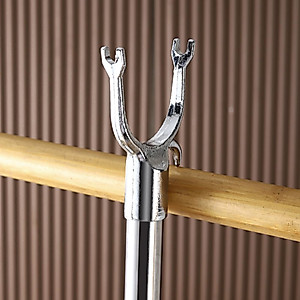 ccHuDE 3 Pcs U Shaped Utility Hooks Clothes Pole Replacement Hooks Drying Pole Forks Clothes Rail Forks for Reach Pole