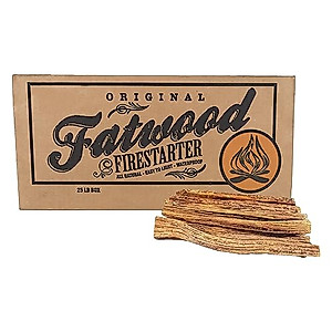 Fatwood Firestarter Kindling Sticks, 25 lbs