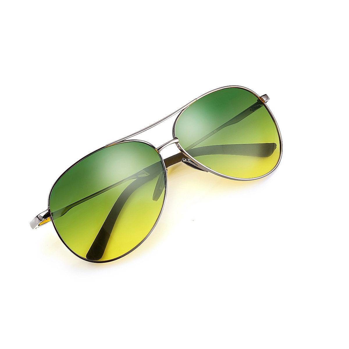 FEISEDY Night Driving Glasses Night Vision Aviator Anti Glare Eyewear for Men Women B2294