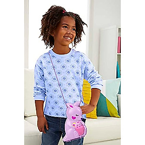 Polly Pocket 2-in-1 Travel Toy Playset, Animal Toy with 2 Dolls & Accessories, Mama & Joey Kangaroo Purse Large Compact