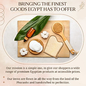 2 Exfoliating Body Scrubber Loofah Mittens Bath Sponge, All-Natural Egyptian Bath & Shower Exfoliating washcloth - Loofa Natural Sponge for Face, Back & Body, Eco Friendly and Biodegradable Loufa