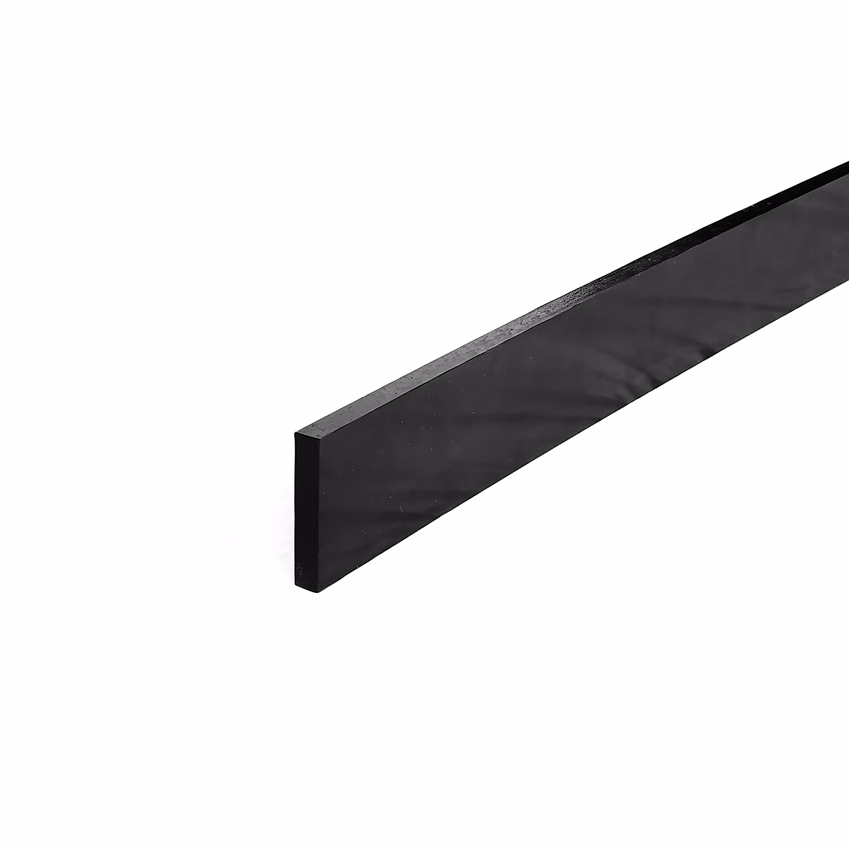 Polyurethane Snow Plow Blade Cutting Edge for UTV/ATV - 48" X 4" X .75" (Black)