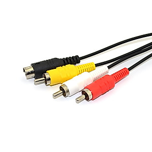 Cinpel Nickel Plating Plug S-Video AV Cable for SEGA Saturn