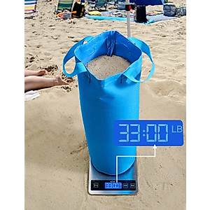 120LBS Extra Large Heavy Duty Canopy Weights Sand Bags for Ez Pop Up Canopy Tent Gazebo Outdoor Instant Sun Shelter Patio Umbrella, Upgraded 5 full-Sized Velcro, 2 Nylon Handles and Storage Bag, 4Pack