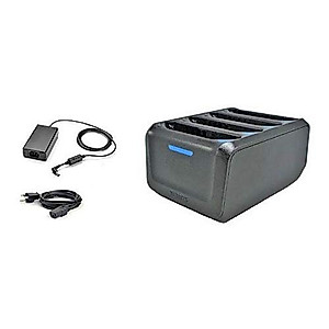 4-Port Battery Charging Cradle Kit for TC77, TC72, TC75, TC70 Android Scanners | SAC-TC7X-4BTYPP-01 (Power Assembly Included) (Renewed)