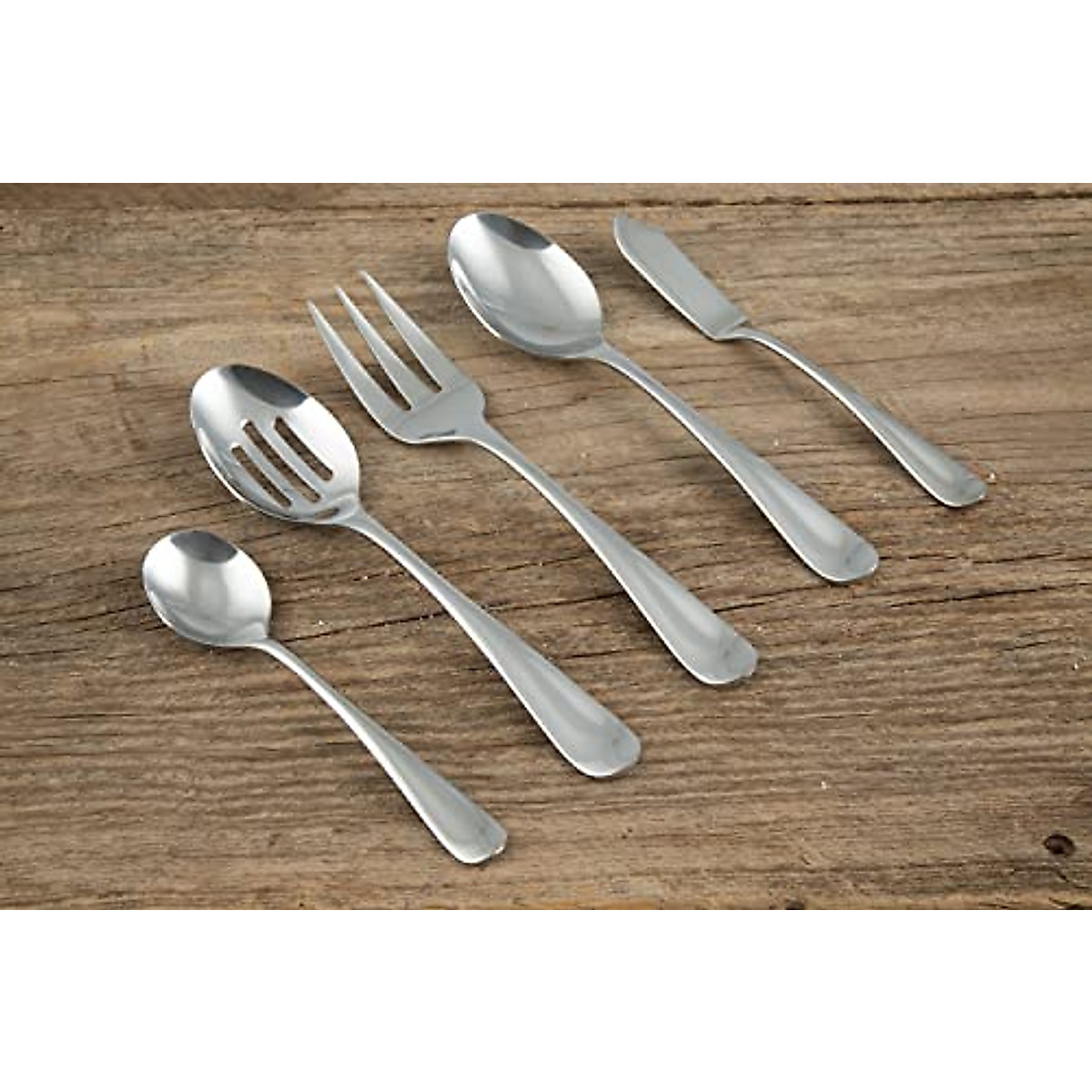 Cambridge Silversmiths Rhiannon Satin 45-Piece Flatware Set
