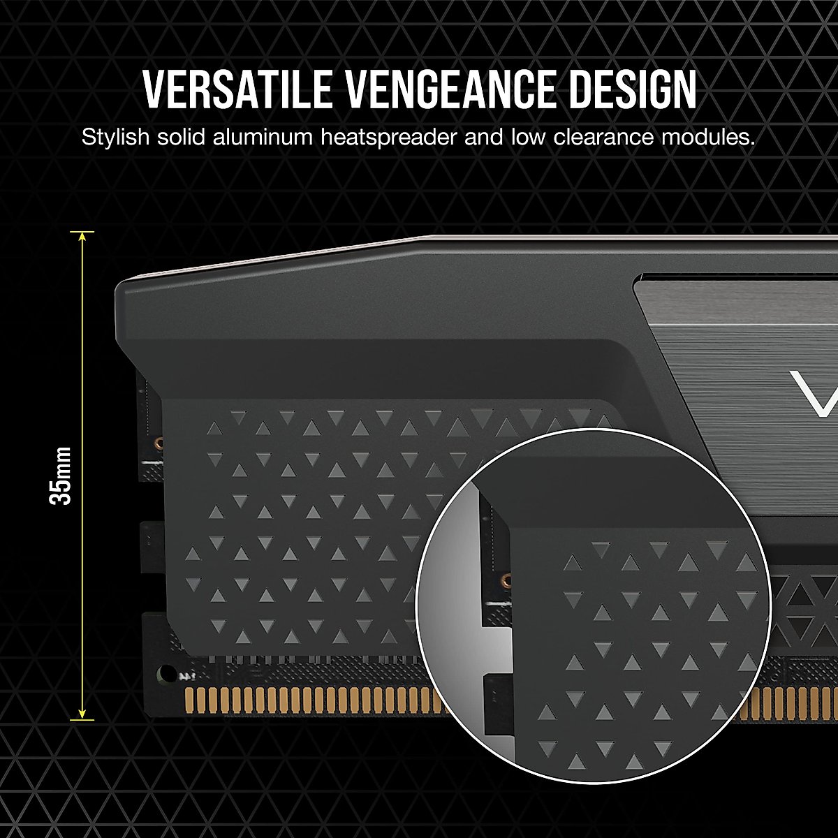 CORSAIR VENGEANCE DDR5 RAM 64GB (4x16GB) 6400MHz CL32 Intel XMP iCUE Compatible Computer Memory - Black (CMK64GX5M4B6400C32)