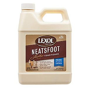 Manna Pro Lexol Neatsfoot Leather Conditioner | Helps Soften and Renew | 1 Liter