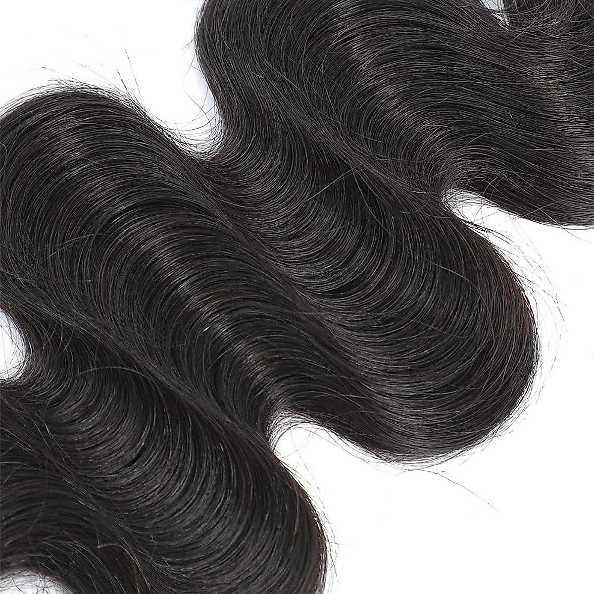 UDesire 12A Brazilian Body Wave One Bundle 18inch 100% Unprocessed Brazilian Virgin Body Wave Human Hair for Black Women Natural Black Brazilian Body Wave Human Hair Weft