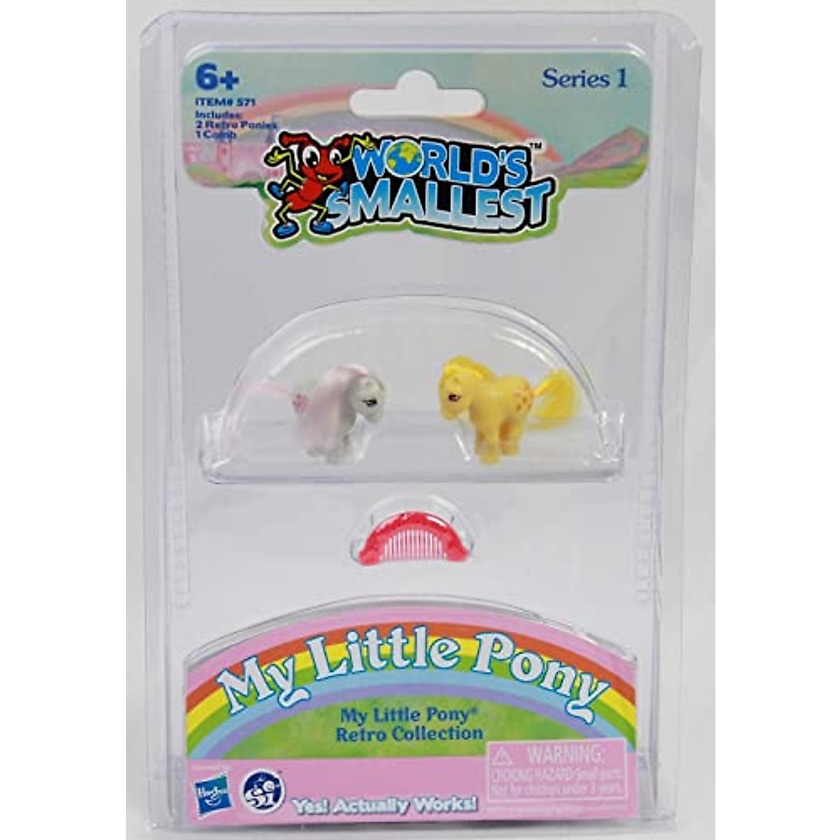 Worlds Smallest My Little Pony Retro Collection Series 1 Complete Set - Bundle