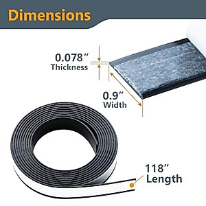 POWERTEC 71656 Splinter Guard Replacement Strip for POWERTEC Track Saw Guide Rail, 118” Makita 194419-4 & Festool Track Saw Guide Rails