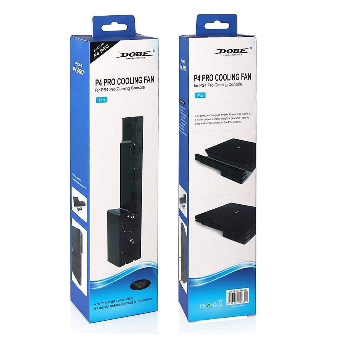 Dobe PS4 Pro Cooling Fan for comfortable with Sony Playstation 4 Pro Gaming Console