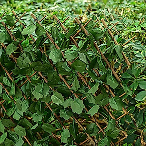 DearHouse Fence Privacy Screen for Balcony Patio Outdoor,Decorative Faux Ivy Fencing Panel,Artificial Hedges (Single Sided Leaves)