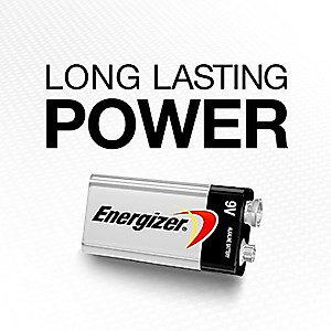 Energizer Max Alkaline 9 Volt, 4-Count