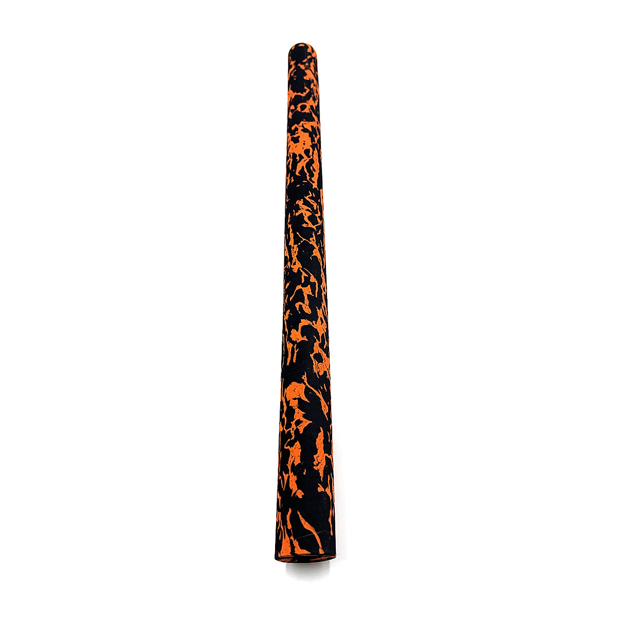 EVA Foam Grips for Fishing Rods (Fire Orange and Black), 17 3/4inch x 1.16inch x .47inch