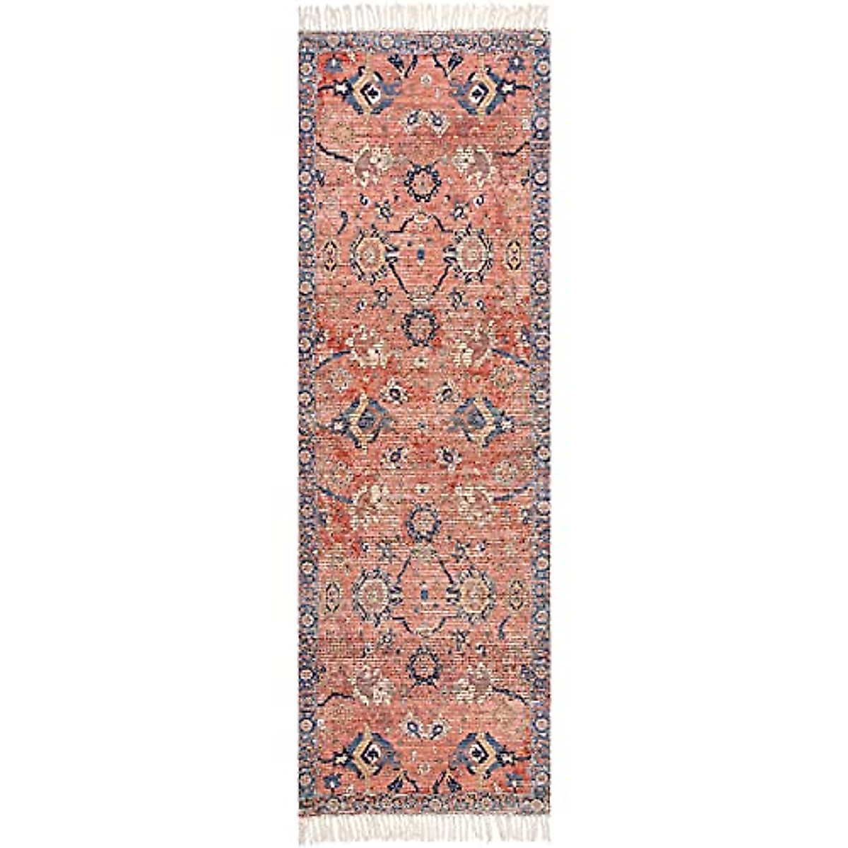 nuLOOM Sonja Flatweave Jute Runner Rug, 2' 6" x 8', Multi
